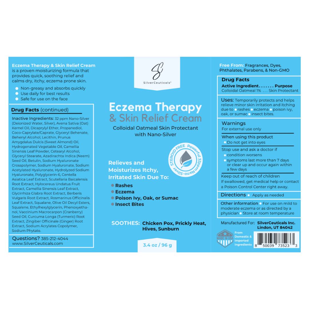 Eczema Therapy & Skin Relief Cream – SilverCeuticals